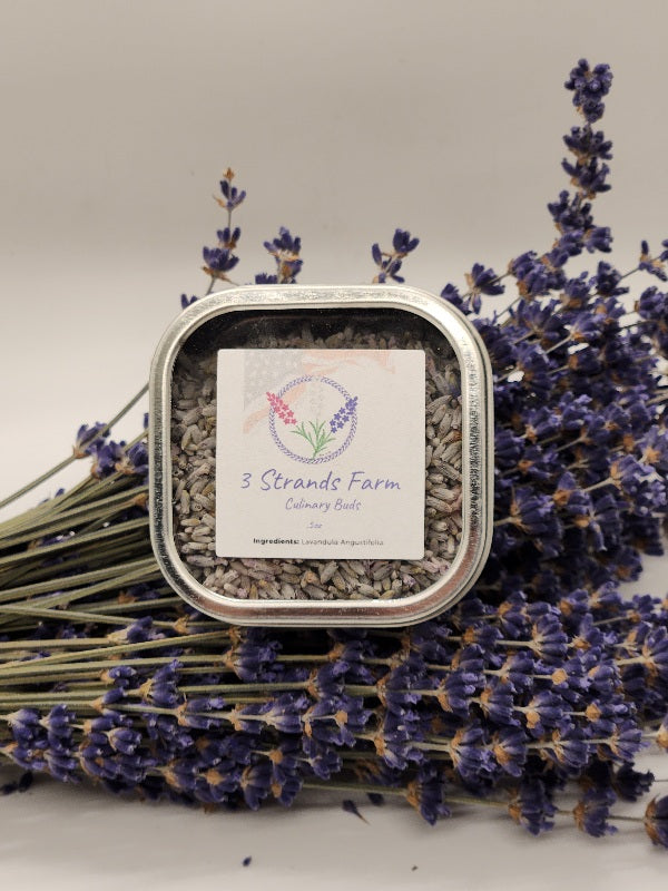 Lavender Culinary Buds – 3 Strands Farm